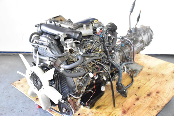 JDM 2L-TE Diesel Turbo 4Runner Hilux 2.4L Engine & 4x4 manual ...